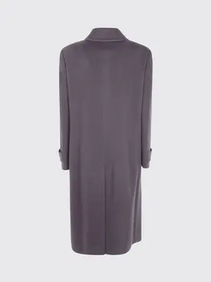Tagliatore Single-breasted Virgin Wool And Cashmere Coat - Brown