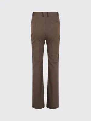 JOSEPH High-waisted Flared Tailored Trousers In Viscose And Cotton Blend