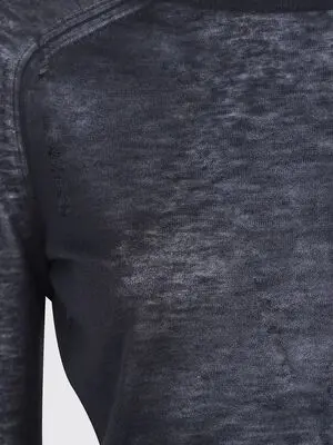 JOSEPH Slim Fit Crewneck Jumper In 100% Cashmere With Ribbed Edges