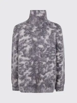JOSEPH Abstract Pattern Alpaca Blend Turtleneck Jumper