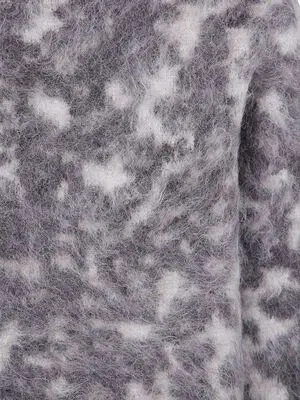 JOSEPH Abstract Pattern Alpaca Blend Turtleneck Jumper