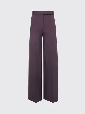JOSEPH High-waisted Wide Leg Tailored Trousers In Viscose And Cotton Blend - Red