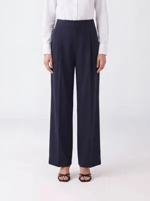 Alberta Ferretti High-waisted Pleated Stretch-viscose Wide-leg Trousers
