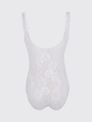 Zimmermann Lace Embellished Bodysuit - Nude