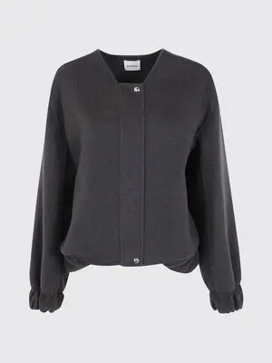 Khaite Cordan Relaxed Fit Wool Bomber Jacket - Green