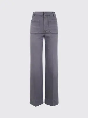 Victoria Beckham Alina High-waisted Straight Fit Cotton Denim Jeans