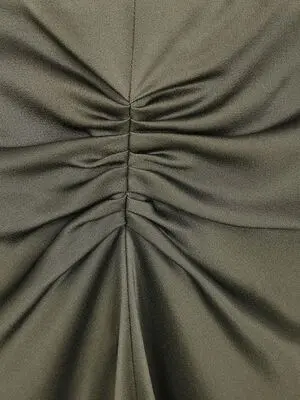 Victoria Beckham High-waisted Ruched Midi Pencil Skirt