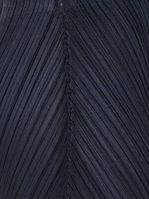 Issey Miyake Cropped Wide-leg Pleated Crêpe Trousers