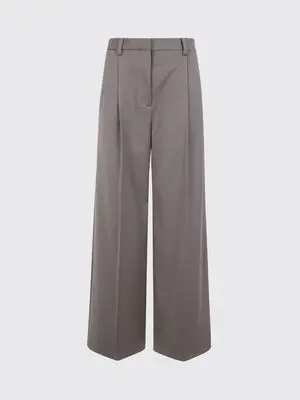Filippa K High-waisted Pleated Wide-leg Trousers In A Wool Blend