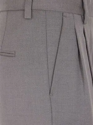 Filippa K High-waisted Pleated Wide-leg Trousers In A Wool Blend