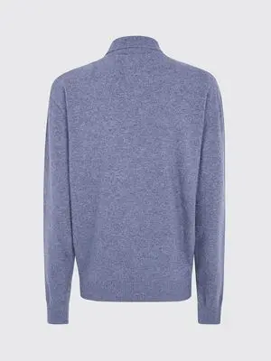 RÓHE Argyle Long-sleeved Knit Polo