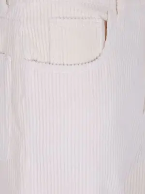 RÓHE High-waisted Corduroy Straight-leg Trousers