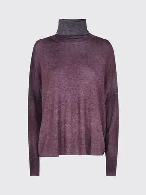 Avant Toi Wool And Cashmere Blend Turtleneck Jumper With Long Sleeves And Ribbed Trims - Red