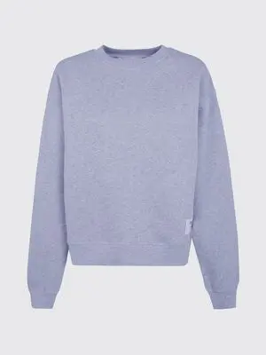 RÓHE Relaxed Fit Crewneck Sweatshirt In Organic Cotton With Dropped Shoulders