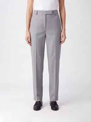 RÓHE High-waisted Straight-leg Trousers In Pure Virgin Wool