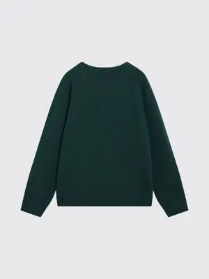 JW Anderson Crewneck Pure Wool Jumper With Embroidered Logo
