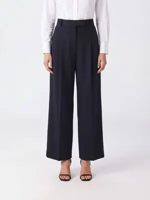 BY MALENE BIRGER Cropped Wide-leg Tailored Trousers With High Waist In Crêpe