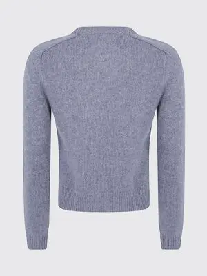 KUJTEN 100% Cashmere Crewneck Jumper With Ribbed Trims