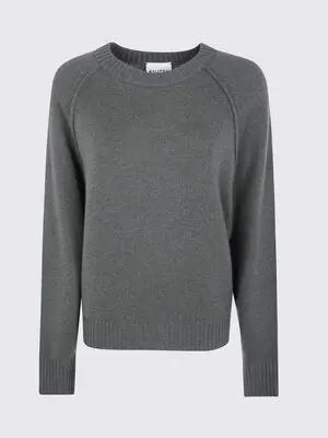 KUJTEN 100% Cashmere Crewneck Jumper With Long Sleeves And Ribbed Trims - Green