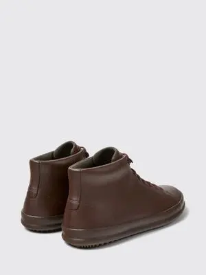 Camper Chasis Sport Smooth Leather Lace-up Ankle Boots With Round Toe