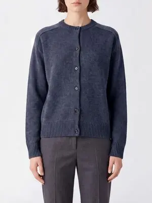 Loulou De Saison Wool And Cashmere Crewneck Cardigan - Grey