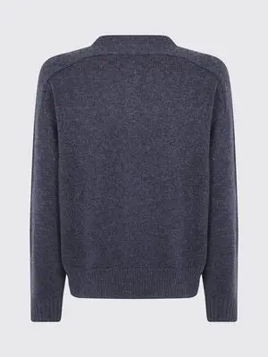 Loulou De Saison Wool And Cashmere Crewneck Cardigan - Grey