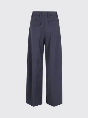 THELATEST Billie High-waisted Wide-leg Pleated Trousers In Wool Blend - Black