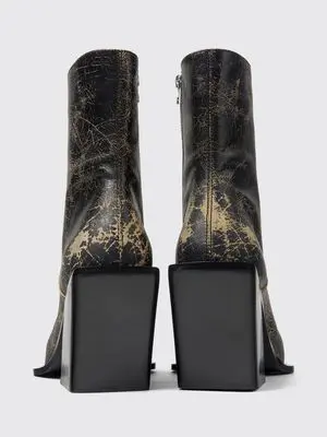 Camper Escandalo Bi Crackled Leather Western Boots