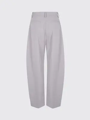 THELATEST Dina High-waisted Baggy Wide-leg Trousers In Virgin Wool Blend - White