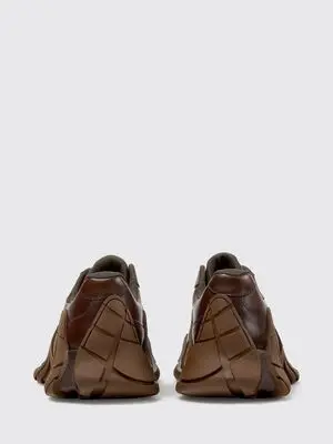 Camper Tormenta Low-top Smooth Calfskin Sneakers With Padded Ankle - Brown