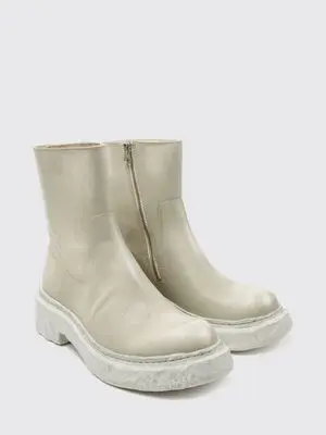 Camper Vamonos Distressed Leather Western Boots With Side Zip