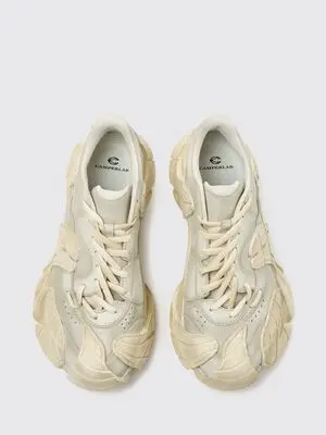 Camper Tormenta Distressed Leather Lace-up Sneakers - Multicolor