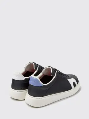 Camper Twins Low-top Calfskin Trainers With Contrast Logo