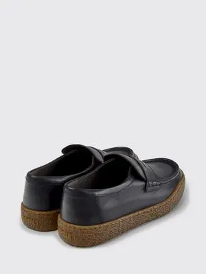 Camper Peu Terreno Leather Loafers With Strap And Apron Seam