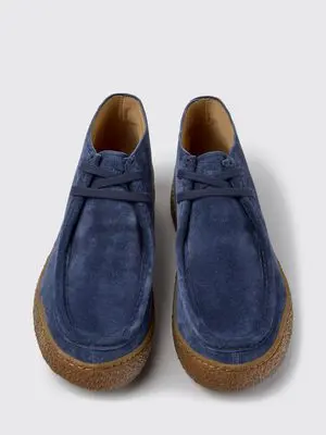 Camper Peu Terreno Suede Chukka Boots With Raised Apron Seam