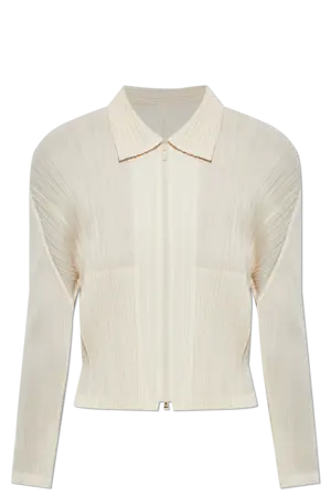 Issey Miyake Pleated Cardigan