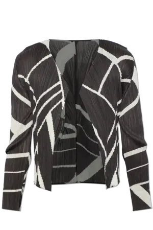 Issey Miyake Pleated Cardigan