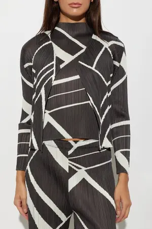 Issey Miyake Pleated Cardigan
