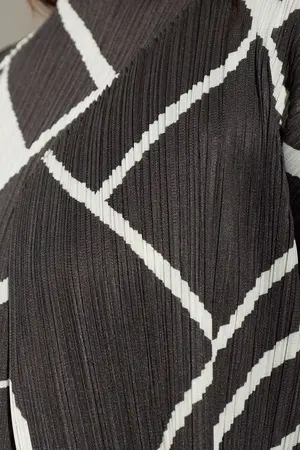 Issey Miyake Pleated Cardigan