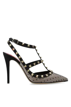 Valentino Garavani Satin High-heeled Shoes - Black