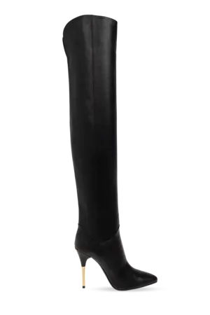 Valentino Garavani Leather Heeled Boots