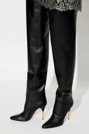 Valentino Garavani Leather Heeled Boots