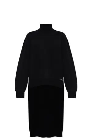 Alexander Wang Wool Sweater With An Asymmetrical Cut
