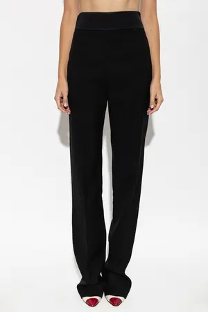 Valentino Garavani Wool Pleated Dress Pants