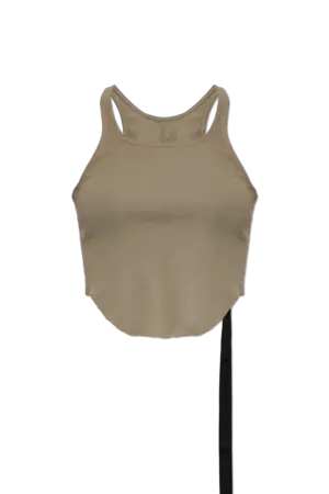 Rick Owens Sleeveless Racerback Cropped Top