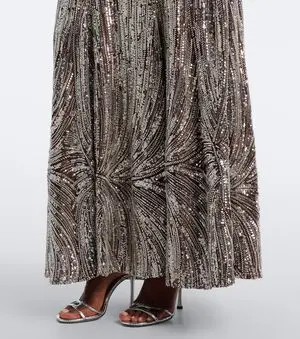 Rabanne Sequined Maxi Skirt