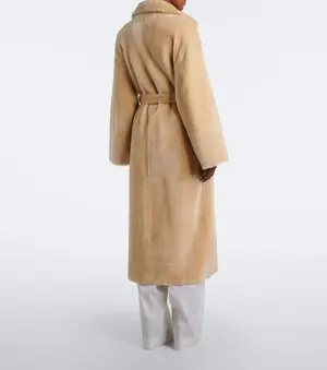 ARMA Rien Reversible Shearling Wrap Coat