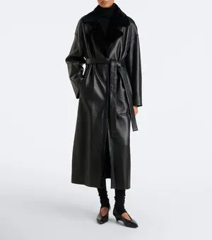 ARMA Rien Wrap Coat - Black