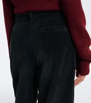 THE ROW Adler Cotton Corduroy Wide-leg Pants