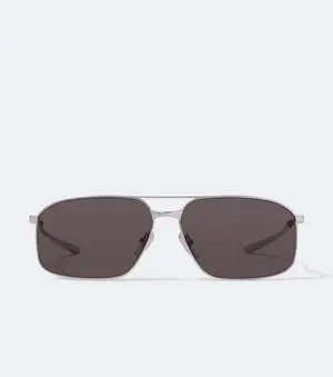 Balenciaga Logo Navigator Sunglasses